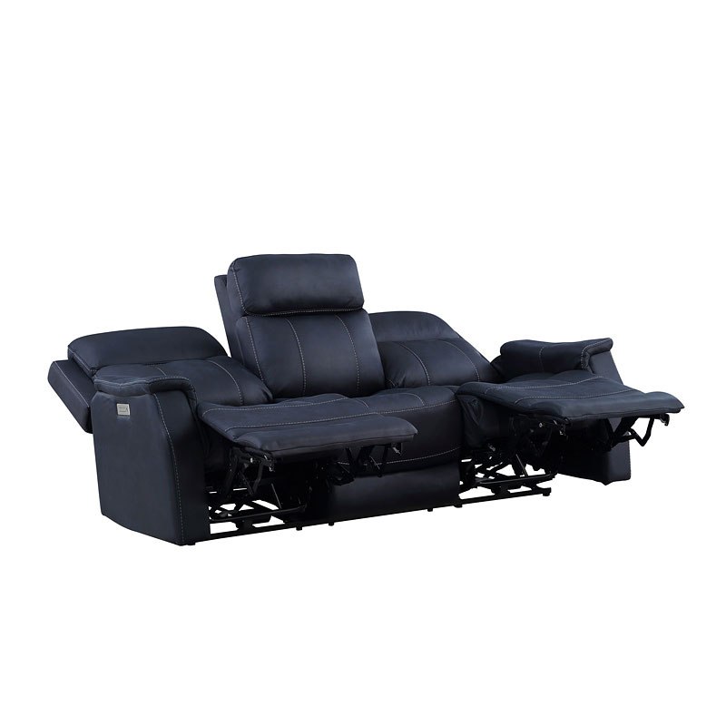 Valencia Power Reclining Sofa (Ocean) Steve Silver Furniture ...