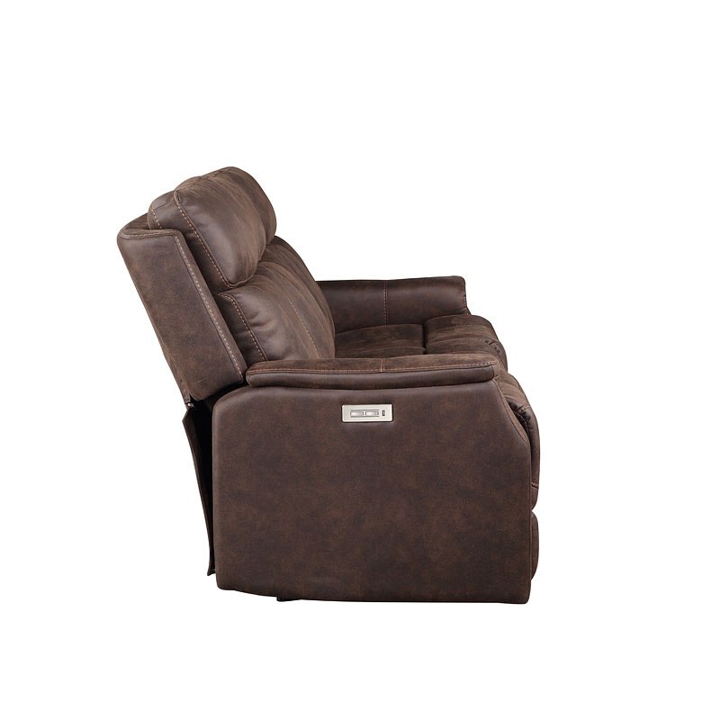 Valencia Power Reclining Sofa (Walnut) Steve Silver Furniture ...