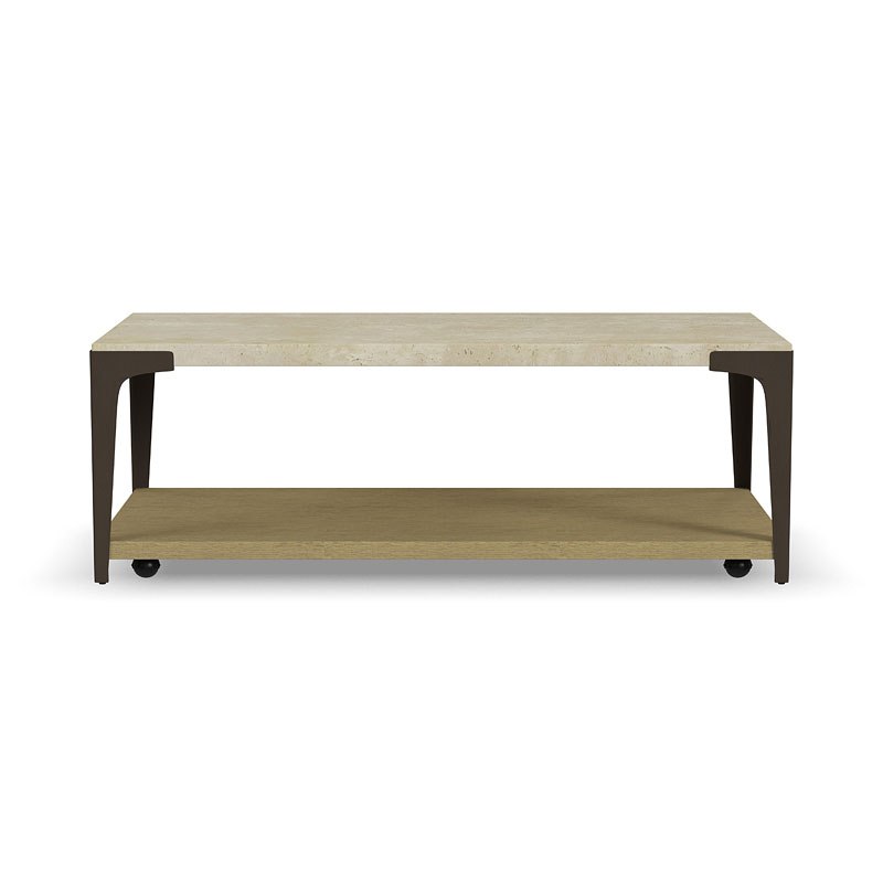Omni Rectangular Cocktail Table Flexsteel | Furniture Cart