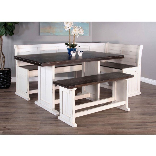 Carriage House Counter Height Breakfast Nook Set Sunny Designs ...