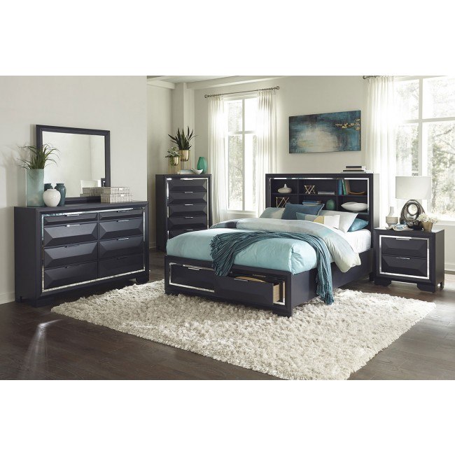 Rosemont Bookcase Bedroom Set Homelegance | Furniture Cart