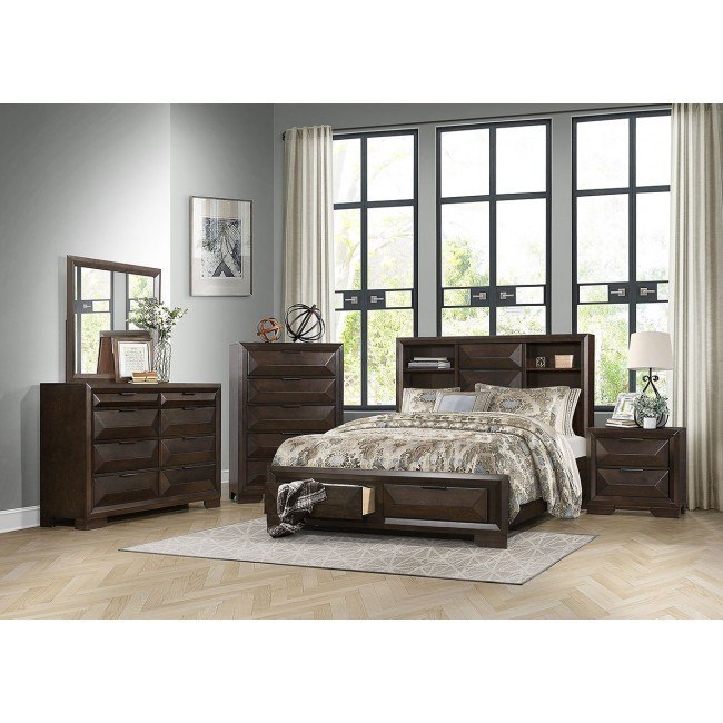Chesky Bookcase Bedroom Set Homelegance | Furniture Cart