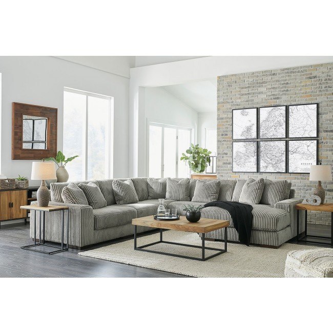 Lindyn Fog Modular Sectional Set W/ Chaise Signature Design | Furniture ...