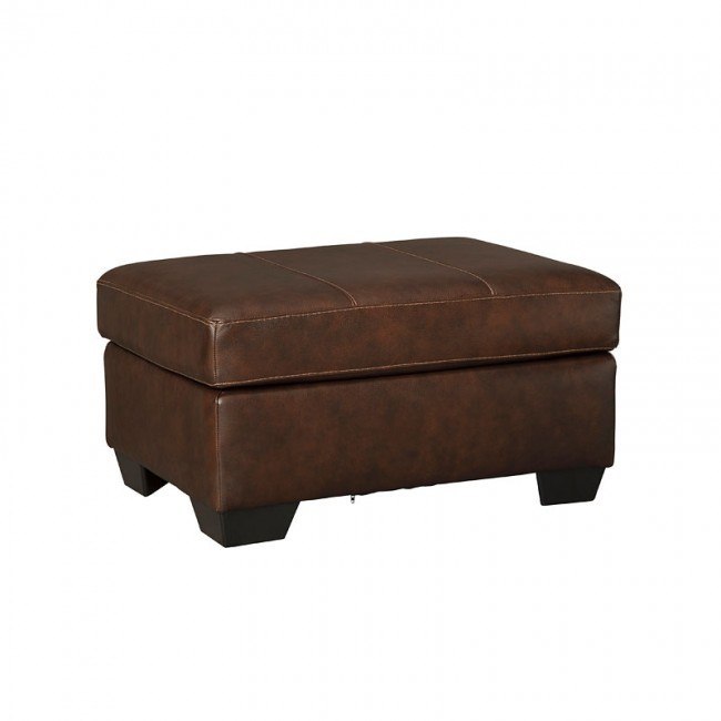 Morelos Chocolate Ottoman Signature Design | Furniture Cart