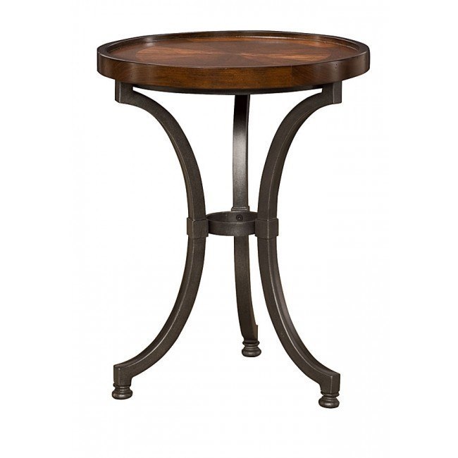 Barrow Round Chairside Table Hammary | Furniture Cart