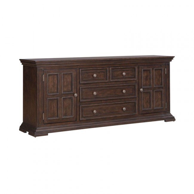 Big Valley 76 Inch TV Console (Brownstone) Liberty Furniture ...
