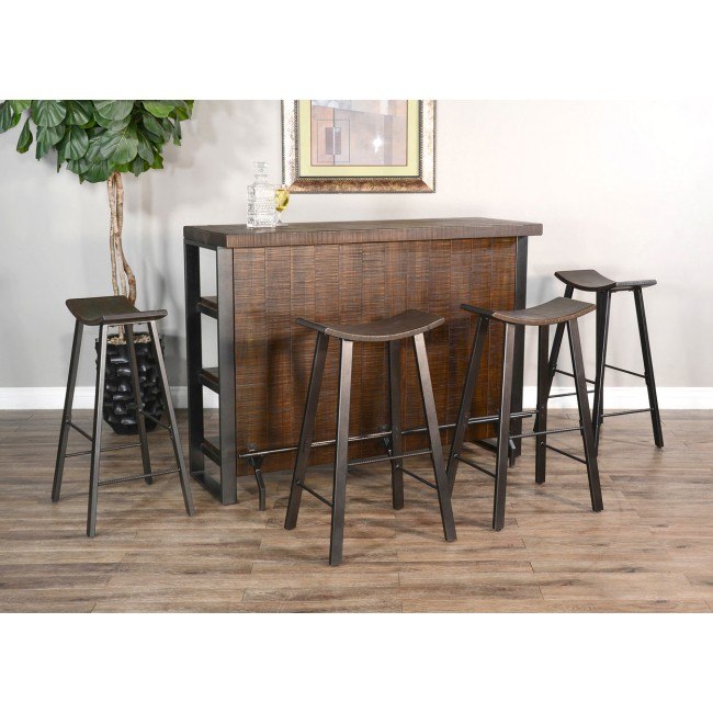 Homestead 55 Inch Home Bar Set W/ Newport Stools Sunny Designs ...