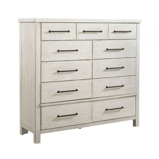 Modern Farmhouse Drawer Chesser (Flea Market White) Liberty Furniture ...