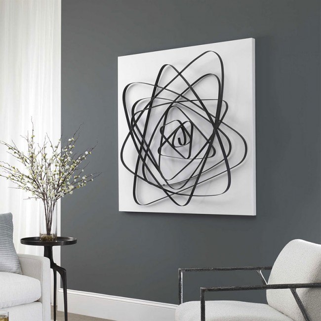 Nucleus Metal Modern Wall Decor Uttermost | Furniture Cart