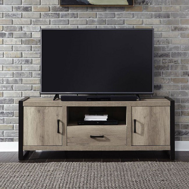 Sun Valley Faux Metal 64 Inch TV Console Liberty Furniture | Furniture Cart
