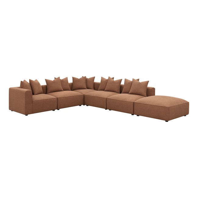 Jennifer Terracotta Modular Sectional Coaster Furniture | Furniture Cart