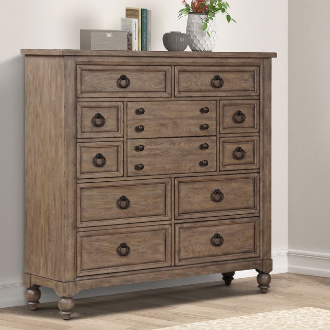 Americana Farmhouse 12 Drawer Chesser Liberty Furniture | Furniture Cart