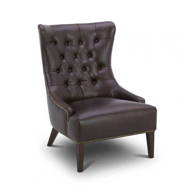 Garrison Leather Accent Chair (Brown) Liberty Furniture | Furniture Cart