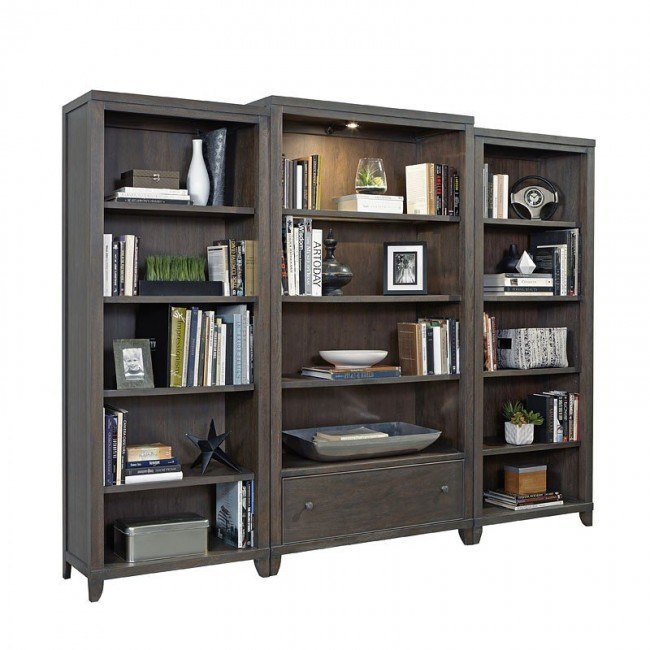 Urban Executive Bookcase Wall Hekman | Furniture Cart