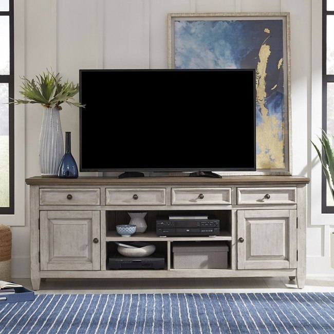 Heartland 76 Inch Tile TV Console Liberty Furniture | Furniture Cart