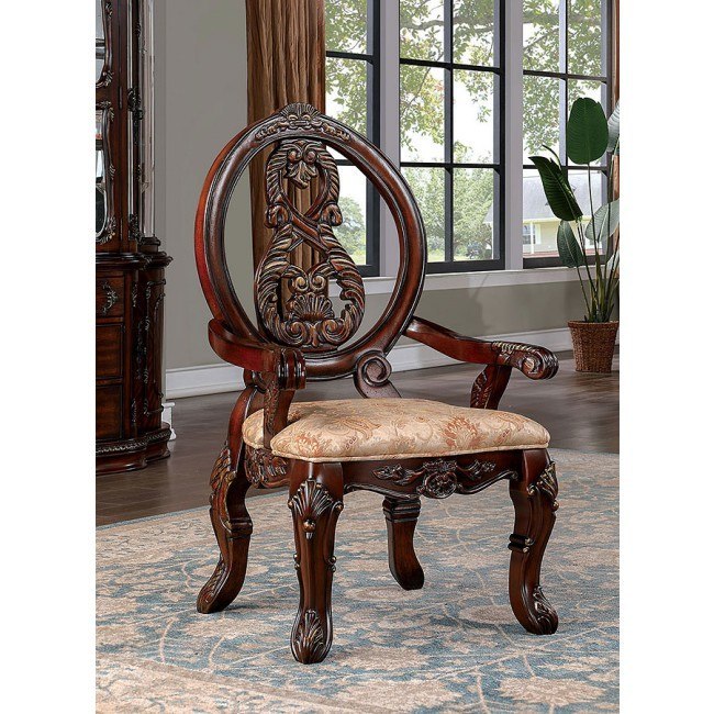 Normandy Arm Chair (Set Of 2) Furniture Of America | Furniture Cart