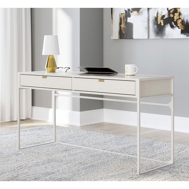Deznee Home Office Desk W/ Drawers Signature Design | Furniture Cart