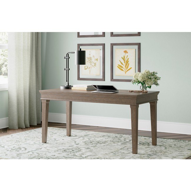 Janismore Home Office Desk Signature Design | Furniture Cart