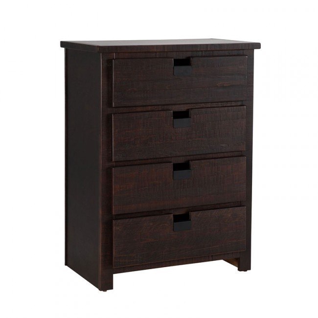 Vista Brown Four Drawer Chest Elements Furniture | Furniture Cart