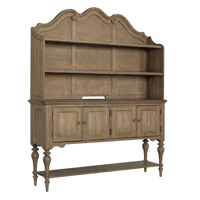 Weston Hills Sideboard W/ Hutch Pulaski Furniture | Furniture Cart