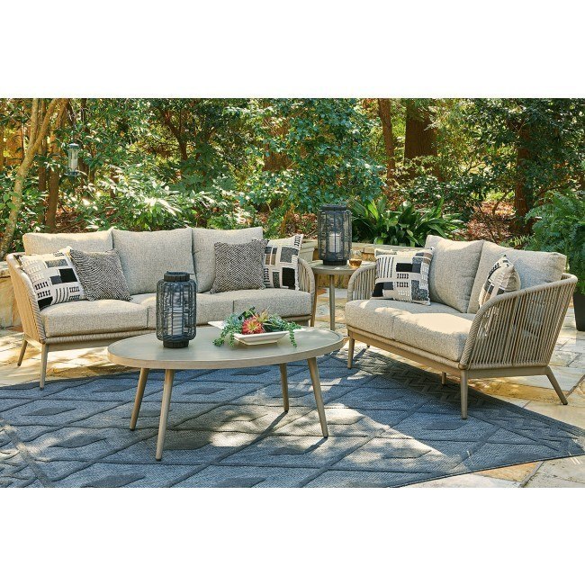 Swiss Valley Outdoor Seating Set Signature Design | Furniture Cart