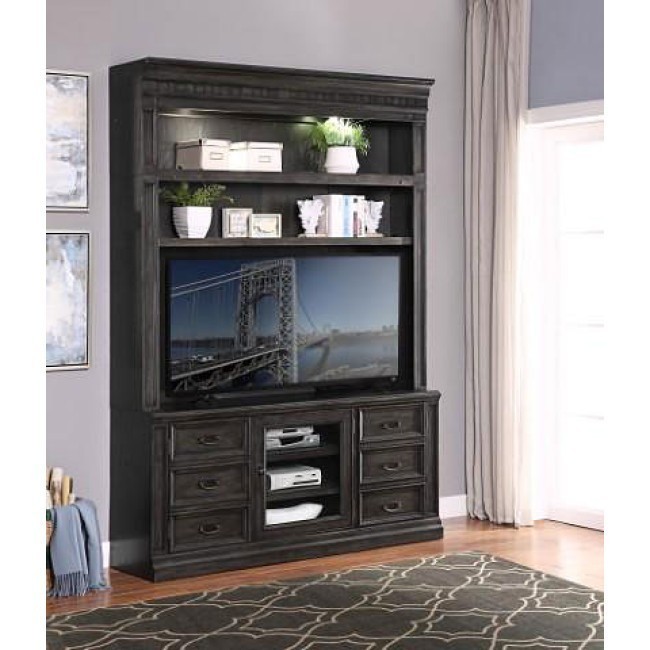 Washington Heights 66 Inch TV Console W/ Hutch Parker House | Furniture ...