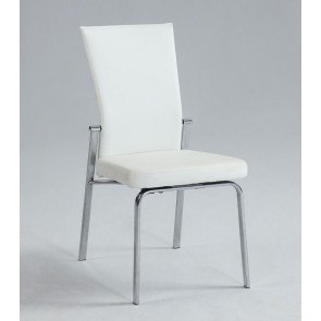Molly Motion Back Side Chair (Blue/ Chrome) (Set Of 2) Chintaly Imports ...
