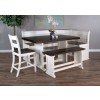 Carriage House Counter Height Breakfast Nook Set Sunny Designs ...