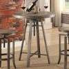Industrial Adjustable Bar Table Coaster Furniture | Furniture Cart