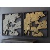 Fabiana Wall Decor (Black/ Gold) Signature Design | Furniture Cart