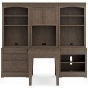 Janismore 6-Piece Bookcase Wall Unit W/ Desk Signature Design ...