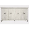 Capri Console W/ 4 Doors (Ivory) IFD Furniture | Furniture Cart