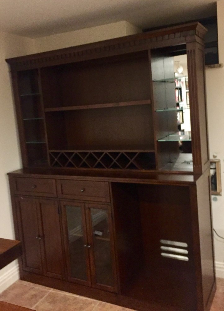 Manchester Back Bar W/ Hutch (Distressed Walnut) ECI Furniture, 13 ...